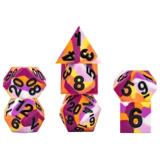 Sharp Edge Silicone Rubber Dice Set: Lesbian Pride - Bed Bath & Beyond ...
