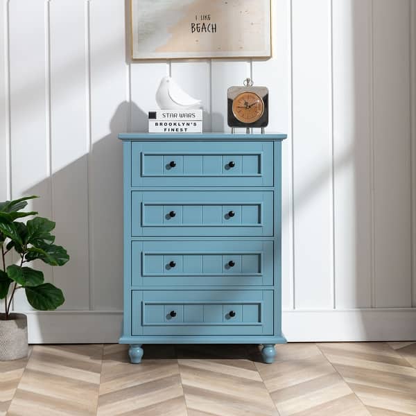 4 Drawer Large Chest Drawers Furniture Wide Storage Cabinet Bedroom ...