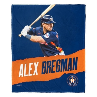 MLB Player Houston Astros Alex Bregman Silk Touch Throw Blanket - Bed ...