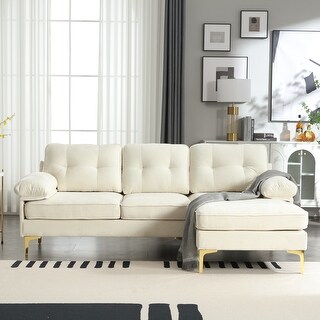 Streamline Sectional Sofa Set with Pillow Top Arms for Livingroom, L ...