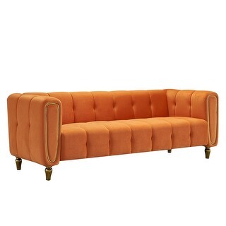Streamlined Sleeper Loveseat Settee Tufting Low Back Recliner Sofa ...