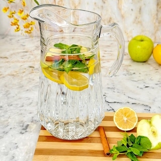 ECLIPSE Glass Entertaining Set 6 Glasses and Pitcher - Bed Bath ...