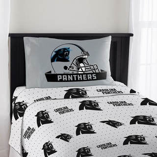 NFL 820 Panthers Twin Sheet Set Monument - Bed Bath & Beyond - 34012401