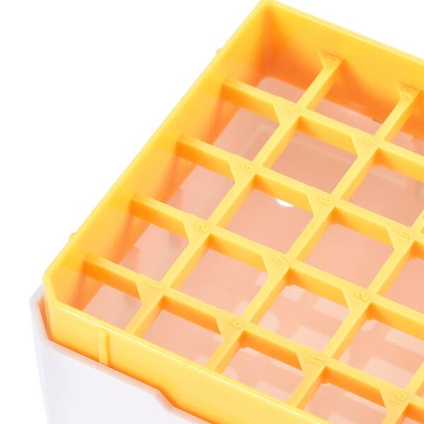 Freezer Tube Box 25 Places Rack for 1.8/2ml Microcentrifuge Tubes - Bed ...