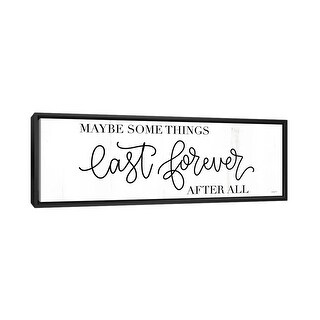 iCanvas "Some Things Last Forever" by Imperfect Dust Framed - Bed Bath ...