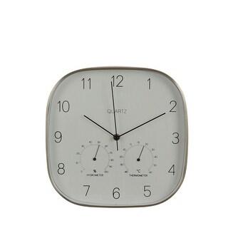 Andy Wall Clock White 11.45"- A - Bed Bath & Beyond - 40844020