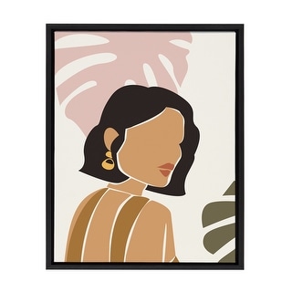 Kate and Laurel Sylvie Beaded Olive Tree Framed Canvas by The Creative ...