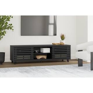 Signature Design by Ashley Danziar Black 72" TV Stand for TVs up to 82 ...