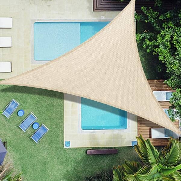 Sun Shade Sails Canopy Rectangle 185GSM Waterproof Shade Sail (13'x16 ...