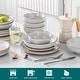 vancasso Exquisite Modern Design Stoneware Dinnerware Set - Bed Bath ...