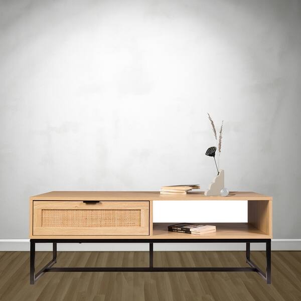 Cove Coastal Modern TV Stand with Storage Cubby - Bed Bath & Beyond ...