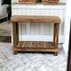 Farmhouse Rustic Wood Small Living Room Sofa Table - Bed Bath & Beyond ...