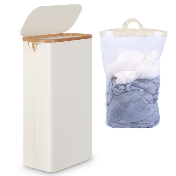 plastic laundry hamper slim