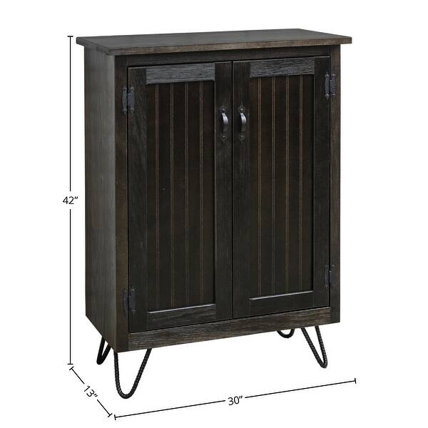Campbell Traditional 42-inch Tall Accent Cabinet with 2 Doors and 4 ...