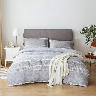 3pc Ultra Soft Microfiber Breathable Bedding Cal King Duvet Cover Set ...