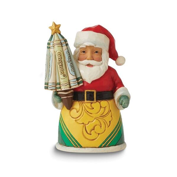Curata Santa with Crayon Tree Mini Figurine - Bed Bath & Beyond - 36203198