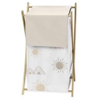 Boho Desert Sun Taupe Laundry Hamper Neutral Tan Beige Ivory Gold Cream ...