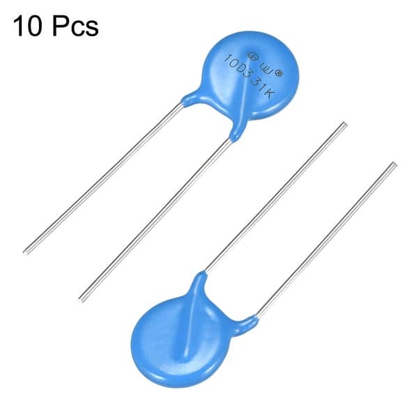 10Pcs Voltage Dependent Resistors AC 210V 10D331K Radial Lead Disc ...