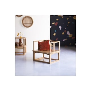 OROA Bao Solid Oak Armchair - Bed Bath & Beyond - 36222200