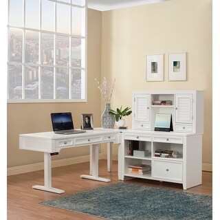 Fairview Home Power Lift Desk with Credenza - Bed Bath & Beyond - 40502433