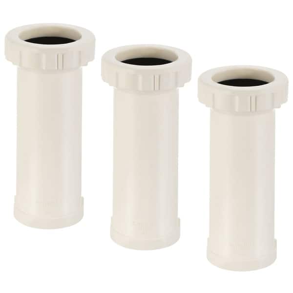 3Pcs 50mm ID Pipe Fitting Coupling Adapter PVC Straight Extension Union ...