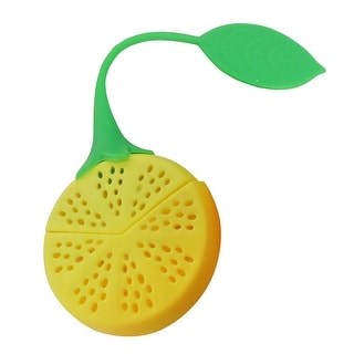 Lemon-Shaped Silicone Leaf Tea Infuser Strainer Ball - Bed Bath ...