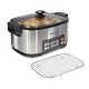 9-in-1 Digital Programmable Slow Cooker with 6 quart Nonstick Crock ...