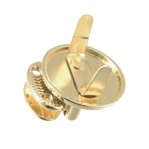 Turn Lock Clasp 25mm x 22mm Alloy Purse Closure Twist Lock 4Pcs - Light ...