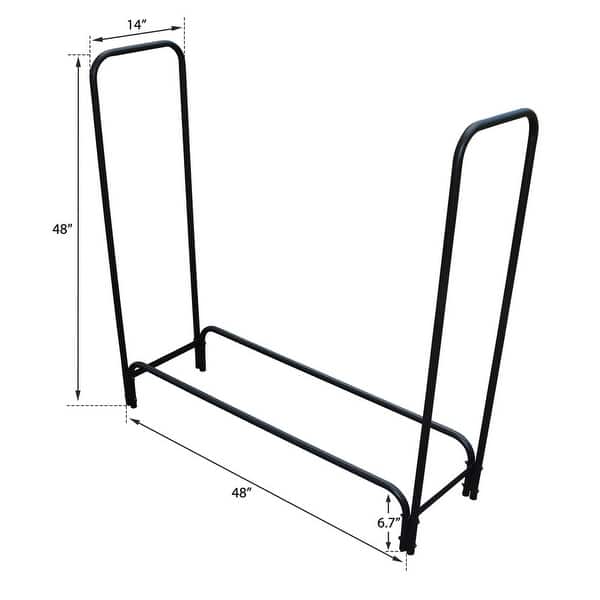 Firewood Rack Heavy Duty Log Rack Indoor Outdoor Wood Rack for Firewood ...