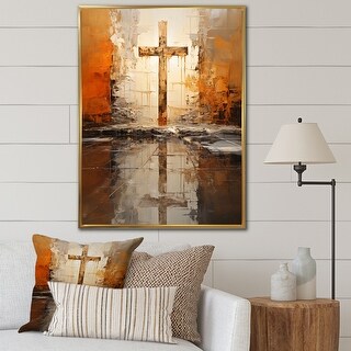 Designart "Christianity Christian Devotion" Christianity Framed Wall ...