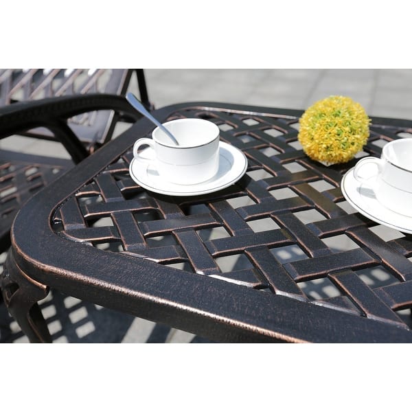 Angsa 3-piece Wheeled Chaise Lounge Chairs and Table Set by Havenside ...