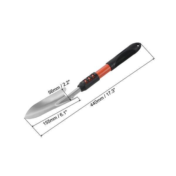 2Pcs 17 Inch Digging Shovel Long Garden Trowel Narrow Side Gardening ...