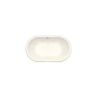 Mirabelle MIRBRA6640V 66" X 40" Drop-In Air Bath Tub with Center Hand ...