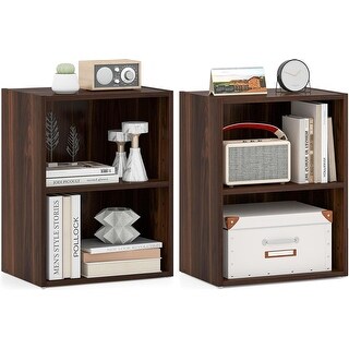 2-Layer Storage Shelf with Large Capacity, Modern Design for Living ...