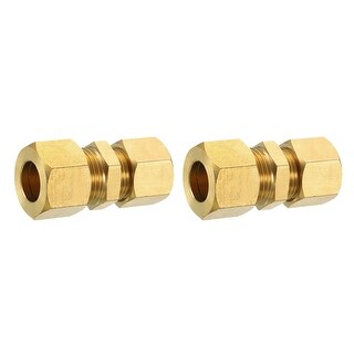 Brass Compression Tube Fittings, Tube OD Connector Union - Bed Bath ...