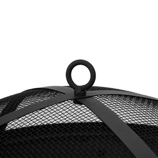 22" Four - legged Folding Iron Brazier Wood Burning Fire Pit Decoration ...