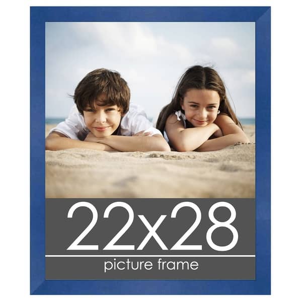 22x28 Contemporary Complete Wood Picture Frame with UV Acrylic, Foam ...