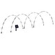 Set of 4 Solar LED Arches Pathway Lights with 8 Modes - NO SIZE - Bed ...