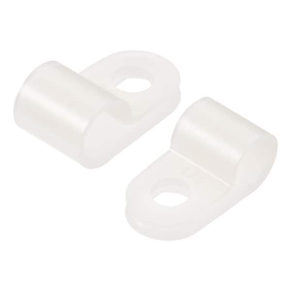 Nylon R-type Cable Clamp Organizer Cord Clips Wire Management 7.9mm ...