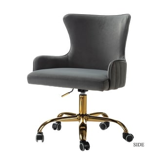 Elegant Ergonomic Shape Channel Tufted Task Chair Modern office Chair ...