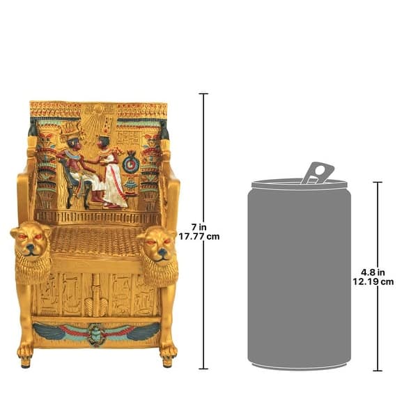 Design Toscano King Tut's Golden Throne Treasure Box - Bed Bath ...