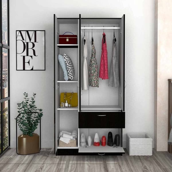 pull down wardrobe doors