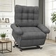 Power Lift Recliner Chair W/Remote Control And Side Pocket For Elderly ...