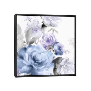 iCanvas "Light Floral I" by Eva Watts Framed Canvas Print - Bed Bath ...