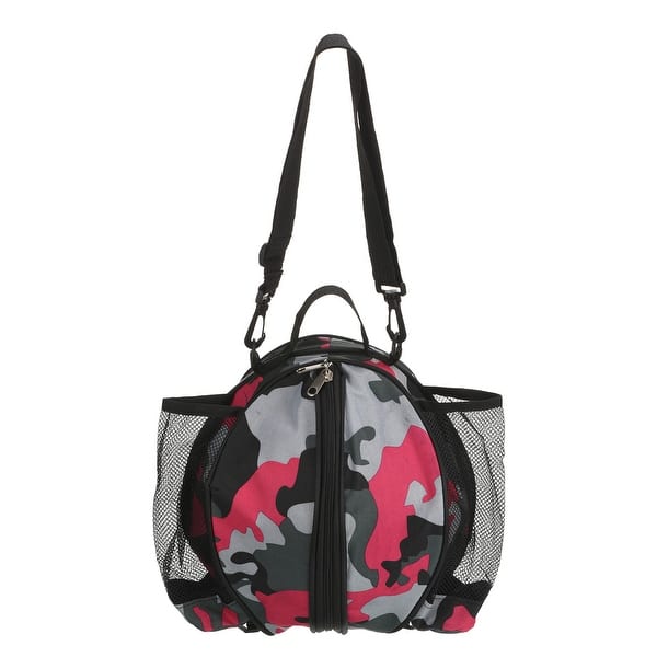 Basketball Bag Ball Backpack with Shoulder Strap/2 Side Mesh Pockets ...