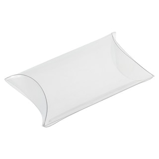 Plastic Pillow Box, Treat Gift Boxes Clear 3.15x1.97x0.79" Pack of 20 ...