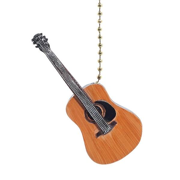 Musical Musician Guitar Decorative Ceiling Fan Light Pull 3 Dimensional ...