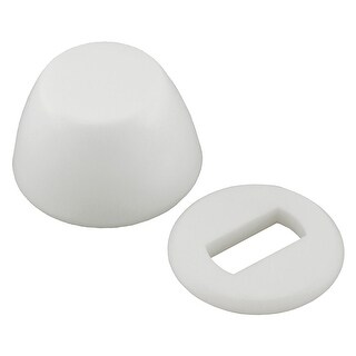 Jones Stephens C02103 White Plastic BLT Cap & Washer Pair - Bed Bath ...