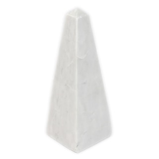 White Marble Pyramid - White - Bed Bath & Beyond - 41167936
