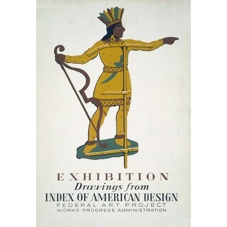 Poster For Federal Art Project Exhibition Of Drawings From The Index Of ...